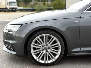 Grey Audi A4 2018 in Kaunas, with an engine capacity of 2.00 L and mileage of 215 thousand km for 13200 €, photo 44 on AUTOMOTO.COM.LV