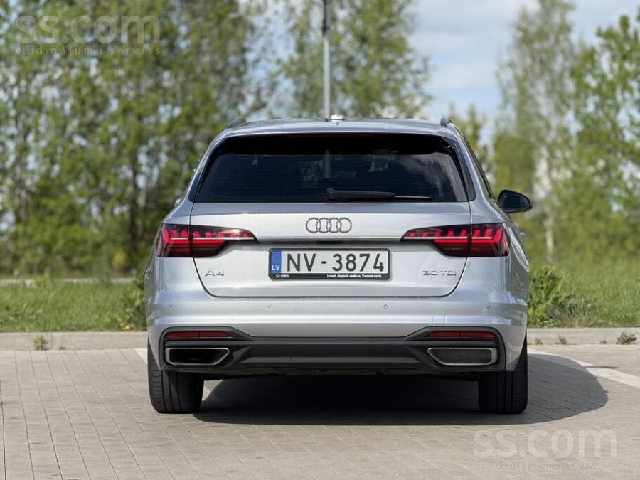 Pelēks Audi A4 2019 Daugavpils, ar dzinēja tilpumu 2.00 L un nobraukumu 125 tūkst. km par 19000 €, foto 5 vietnē AUTOMOTO.COM.LV