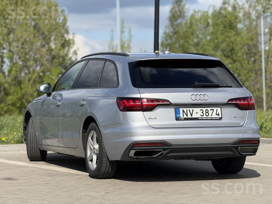 Pelēks Audi A4 2019 Daugavpils, ar dzinēja tilpumu 2.00 L un nobraukumu 125 tūkst. km par 19000 €, foto 6 vietnē AUTOMOTO.COM.LV
