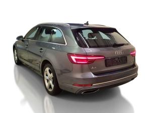 Grey Audi A4 2019 in Kaunas, with an engine capacity of 2.00 L and mileage of 99 thousand km for 24409 €, photo 3 on AUTOMOTO.COM.LV