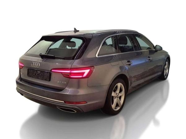 Grey Audi A4 2019 in Kaunas, with an engine capacity of 2.00 L and mileage of 99 thousand km for 24409 €, photo 4 on AUTOMOTO.COM.LV