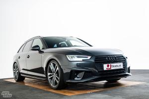 Grey Audi A4 2019 in Kaunas, with an engine capacity of 2.00 L and mileage of 94 thousand km for 28095 €, photo 31 on AUTOMOTO.COM.LV