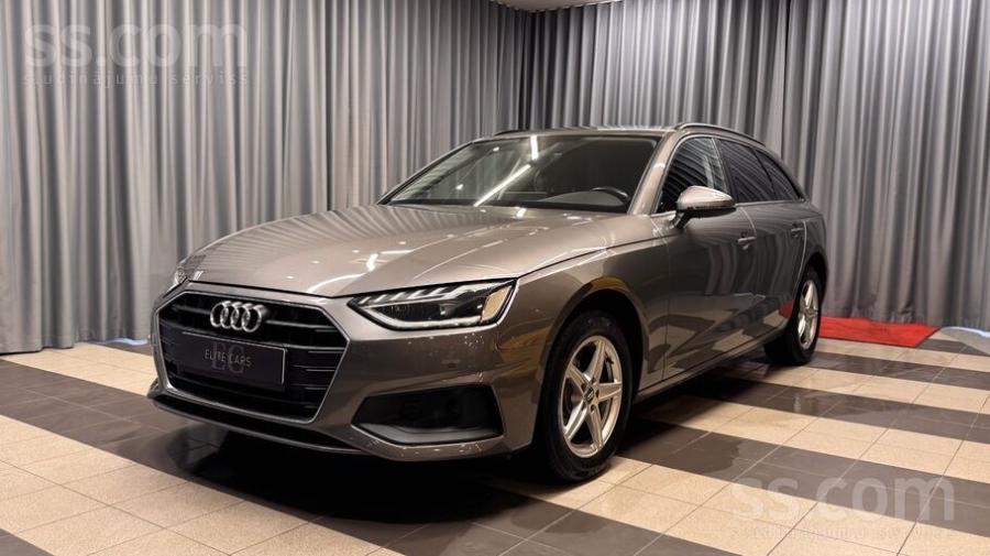 Grey Audi A4 2019 in Riga, with an engine capacity of 2.00 L and mileage of 135 thousand km for 18490 €, photo 1 on AUTOMOTO.COM.LV