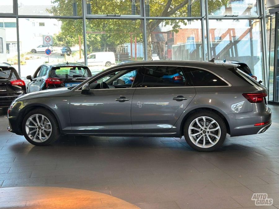 Pelēks Audi A4 2019 Kauņa, ar dzinēja tilpumu 2.00 L un nobraukumu 82 tūkst. km par 27756 €, foto 2 vietnē AUTOMOTO.COM.LV