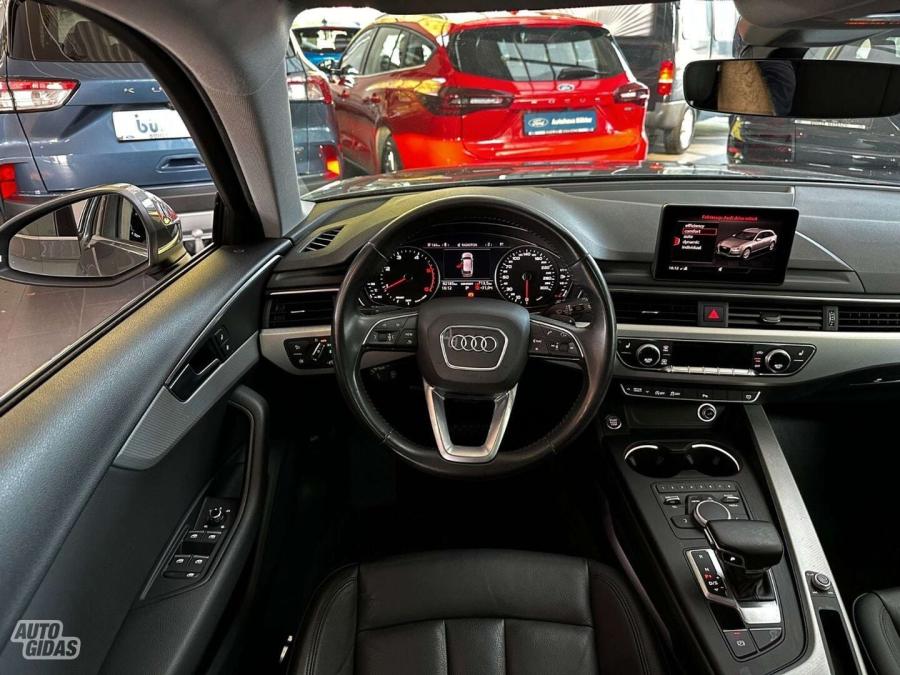 Pelēks Audi A4 2019 Kauņa, ar dzinēja tilpumu 2.00 L un nobraukumu 82 tūkst. km par 27756 €, foto 15 vietnē AUTOMOTO.COM.LV