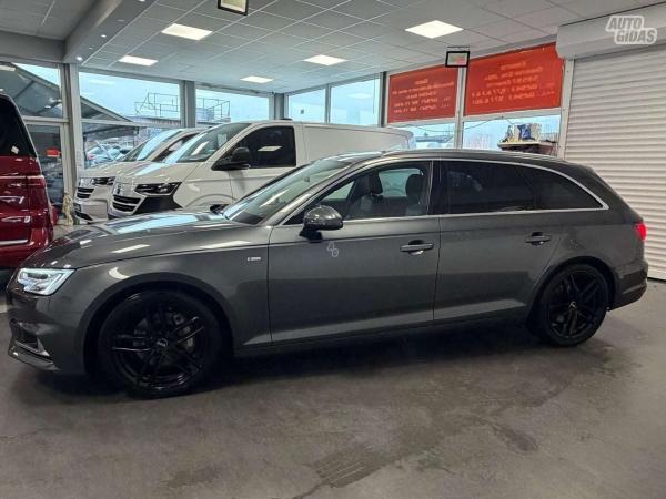 Grey Audi A4 2019 in Kaunas, with an engine capacity of 2.00 L and mileage of 100 thousand km for 27540 €, photo 5 on AUTOMOTO.COM.LV