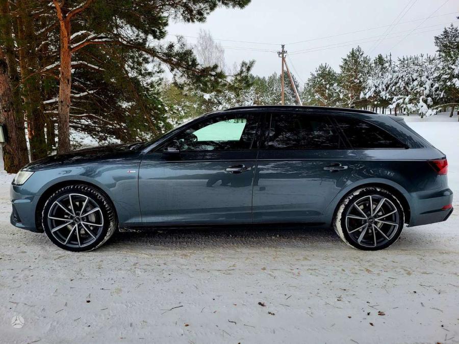 Grey Audi A4 2019 in Moletai, with an engine capacity of 1.97 L and mileage of 214 thousand km for 16999 €, photo 3 on AUTOMOTO.COM.LV