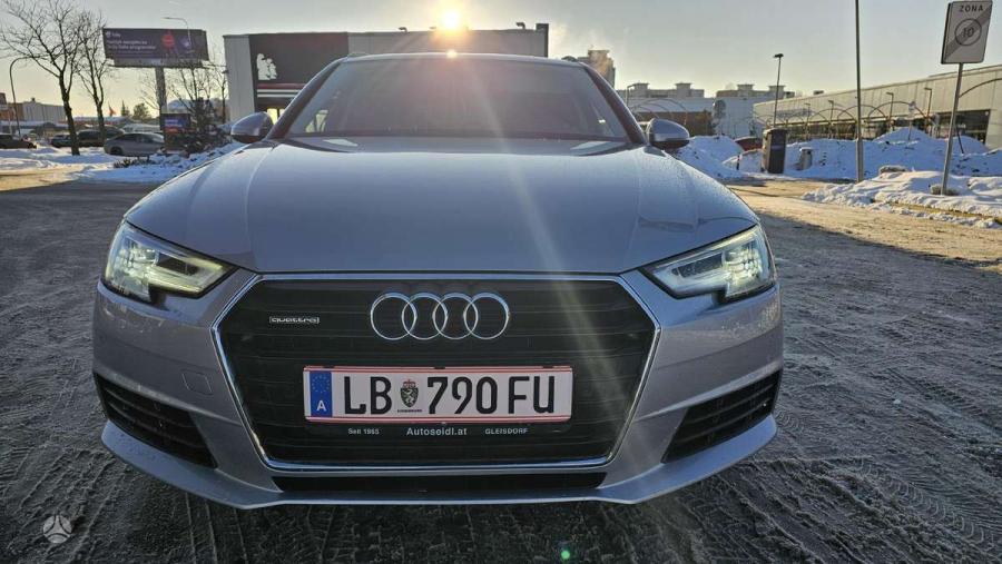 Grey Audi A4 2019 in Kaunas, with an engine capacity of 1.97 L and mileage of 238 thousand km for 12950 €, photo 5 on AUTOMOTO.COM.LV
