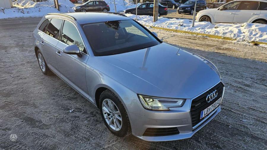 Grey Audi A4 2019 in Kaunas, with an engine capacity of 1.97 L and mileage of 238 thousand km for 12950 €, photo 9 on AUTOMOTO.COM.LV