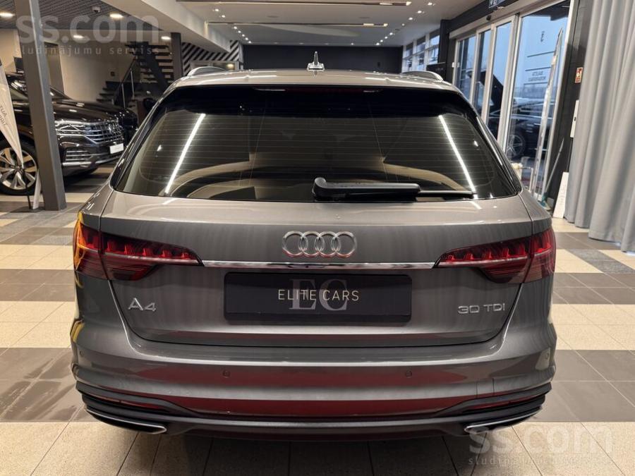Grey Audi A4 2019 in Riga, with an engine capacity of 2.00 L and mileage of 135 thousand km for 17990 €, photo 6 on AUTOMOTO.COM.LV