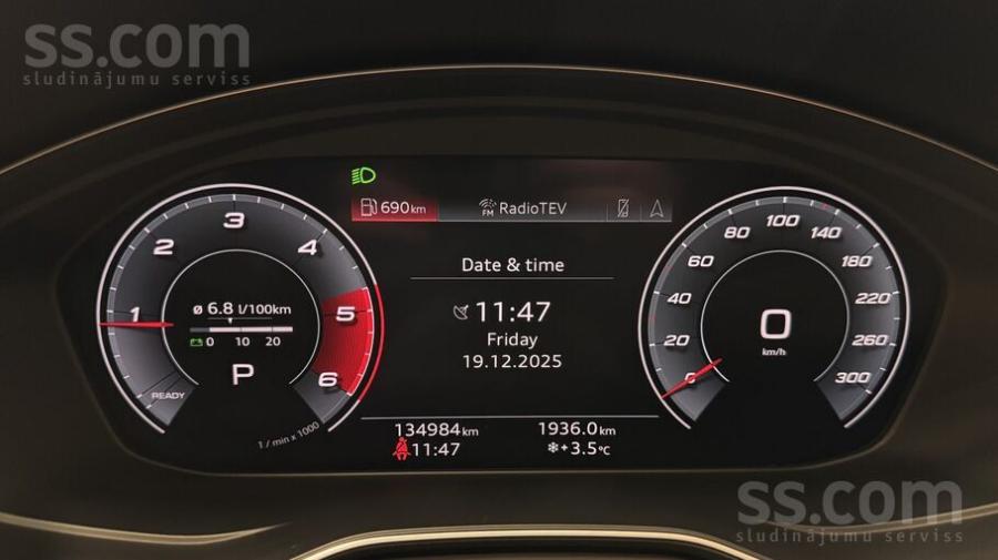 Grey Audi A4 2019 in Riga, with an engine capacity of 2.00 L and mileage of 135 thousand km for 17990 €, photo 15 on AUTOMOTO.COM.LV