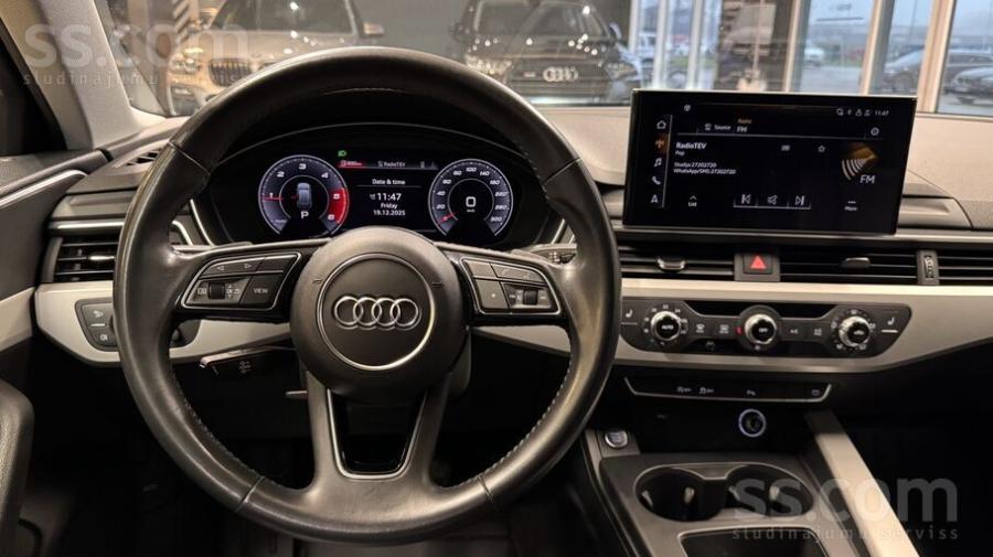 Grey Audi A4 2019 in Riga, with an engine capacity of 2.00 L and mileage of 135 thousand km for 17990 €, photo 16 on AUTOMOTO.COM.LV