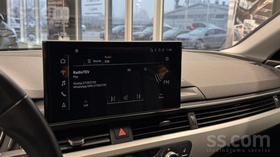Grey Audi A4 2019 in Riga, with an engine capacity of 2.00 L and mileage of 135 thousand km for 17990 €, photo 19 on AUTOMOTO.COM.LV