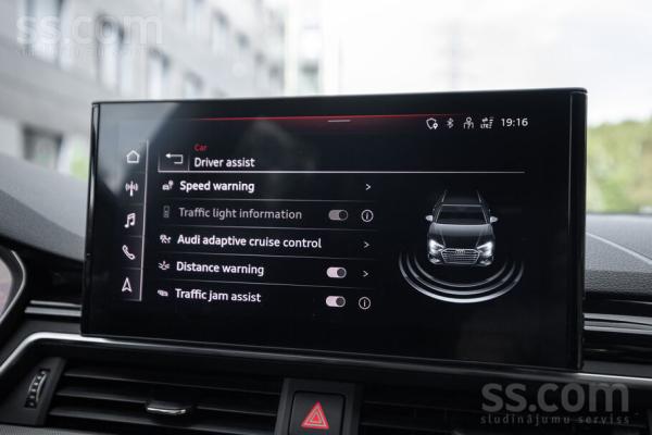 Grey Audi A4 2019 in Jurmala, with an engine capacity of 2.00 L and mileage of 0 thousand km for 19900 €, photo 9 on AUTOMOTO.COM.LV