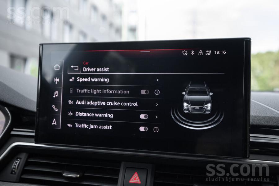 Grey Audi A4 2019 in Jurmala, with an engine capacity of 2.00 L and mileage of 0 thousand km for 19900 €, photo 10 on AUTOMOTO.COM.LV