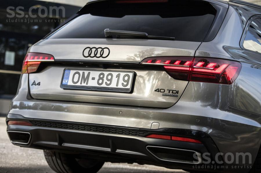 Grey Audi A4 2019 in Jurmala, with an engine capacity of 2.00 L and mileage of 0 thousand km for 19900 €, photo 13 on AUTOMOTO.COM.LV