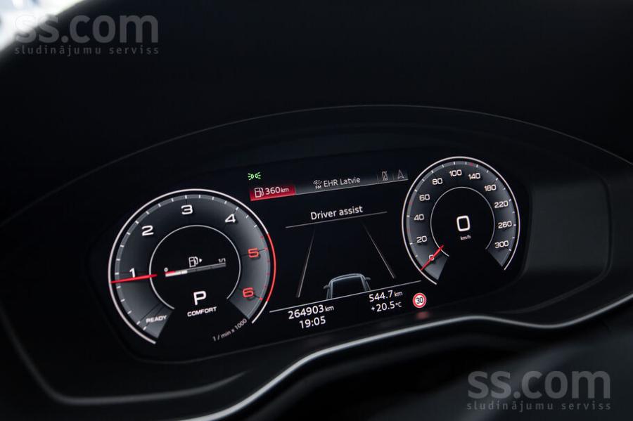 Grey Audi A4 2019 in Jurmala, with an engine capacity of 2.00 L and mileage of 0 thousand km for 19900 €, photo 20 on AUTOMOTO.COM.LV