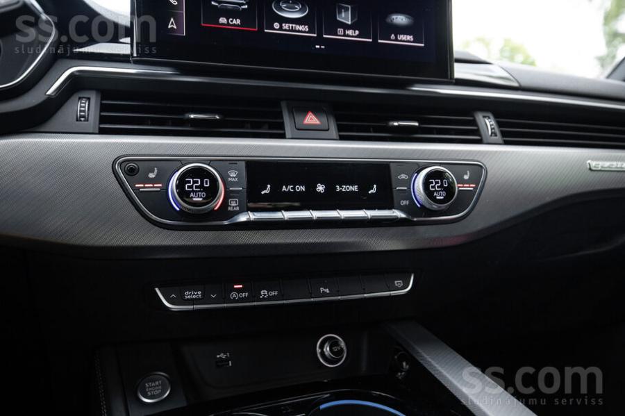 Grey Audi A4 2019 in Jurmala, with an engine capacity of 2.00 L and mileage of 0 thousand km for 19900 €, photo 26 on AUTOMOTO.COM.LV