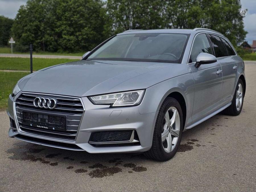 Grey Audi A4 2019 in Rokiskis, with an engine capacity of 1.98 L and mileage of 151 thousand km for 10750 €, photo 6 on AUTOMOTO.COM.LV