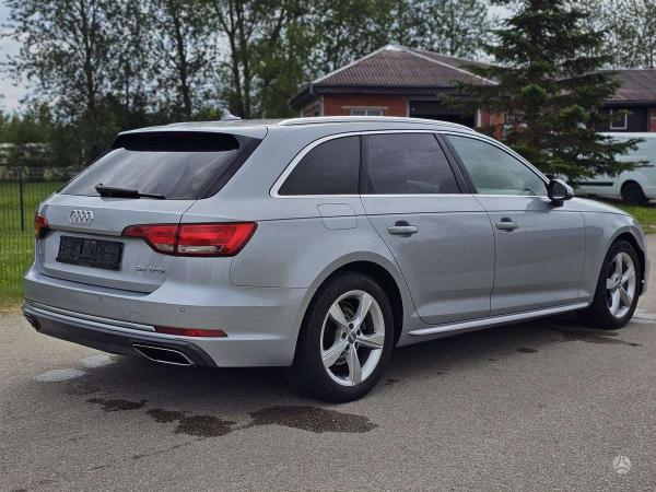 Grey Audi A4 2019 in Rokiskis, with an engine capacity of 1.98 L and mileage of 151 thousand km for 10750 €, photo 9 on AUTOMOTO.COM.LV