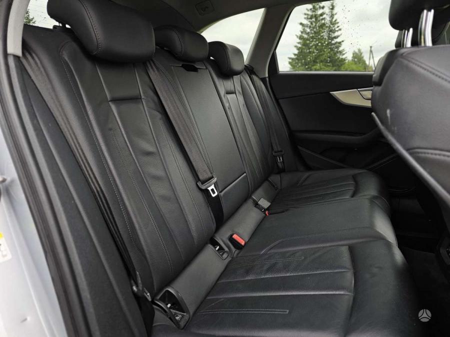 Grey Audi A4 2019 in Rokiskis, with an engine capacity of 1.98 L and mileage of 151 thousand km for 10750 €, photo 20 on AUTOMOTO.COM.LV