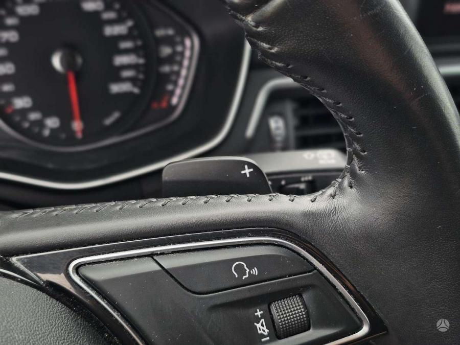 Grey Audi A4 2019 in Rokiskis, with an engine capacity of 1.98 L and mileage of 151 thousand km for 10750 €, photo 33 on AUTOMOTO.COM.LV