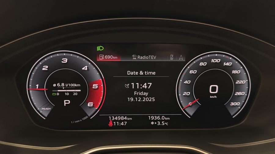Pelēks Audi A4 2019 Rīga, ar dzinēja tilpumu 2.00 L un nobraukumu 135 tūkst. km par 17990 €, foto 14 vietnē AUTOMOTO.COM.LV