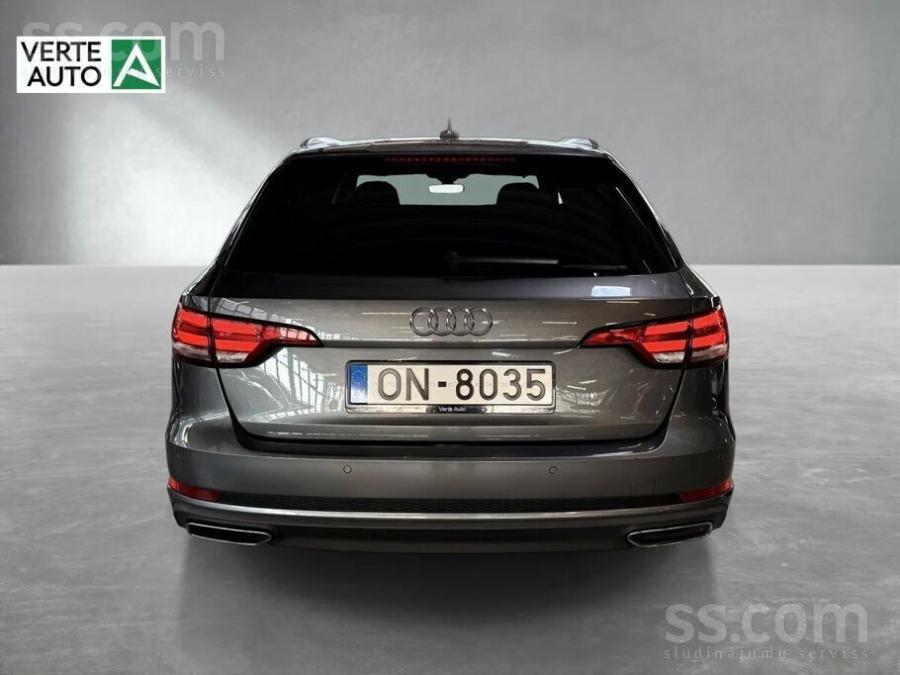 Grey Audi A4 2019 in Riga, with an engine capacity of 2.00 L and mileage of 207 thousand km for 15590 €, photo 5 on AUTOMOTO.COM.LV