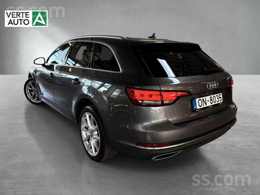 Grey Audi A4 2019 in Riga, with an engine capacity of 2.00 L and mileage of 207 thousand km for 15590 €, photo 7 on AUTOMOTO.COM.LV