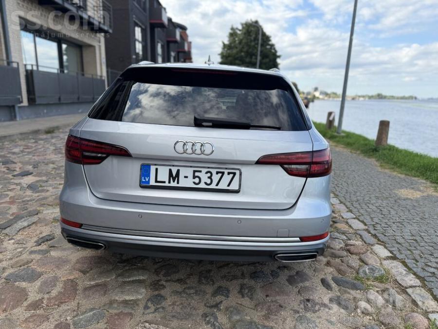 Grey Audi A4 2019 in Riga, with an engine capacity of 2.00 L and mileage of 229 thousand km for 15000 €, photo 5 on AUTOMOTO.COM.LV