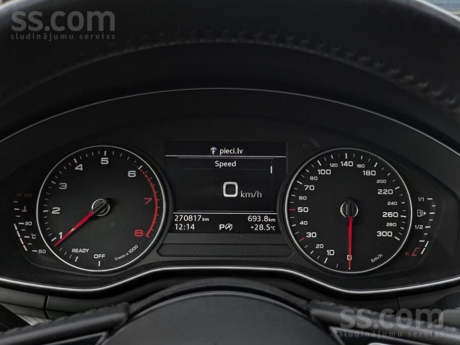 Pelēks Audi A4 2019 Tukums, ar dzinēja tilpumu 2.00 L un nobraukumu 271 tūkst. km par 13500 €, foto 16 vietnē AUTOMOTO.COM.LV