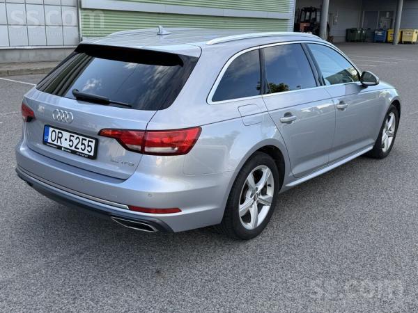 Audi A4 2019 in Riga on AUTOMOTO.COM.LV Grey Audi A4 2019 in Riga, with an engine capacity of 2.00 L and mileage of 151 thousand km for 16900 €, photo 6 on AUTOMOTO.COM.LV