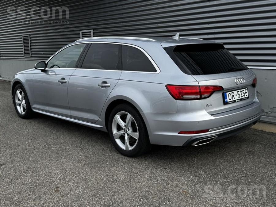 Grey Audi A4 2019 in Riga, with an engine capacity of 2.00 L and mileage of 151 thousand km for 16900 €, photo 4 on AUTOMOTO.COM.LV
