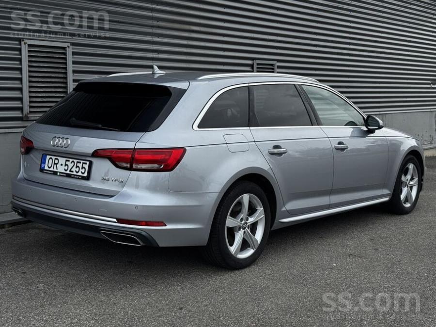 Grey Audi A4 2019 in Riga, with an engine capacity of 2.00 L and mileage of 151 thousand km for 16900 €, photo 6 on AUTOMOTO.COM.LV