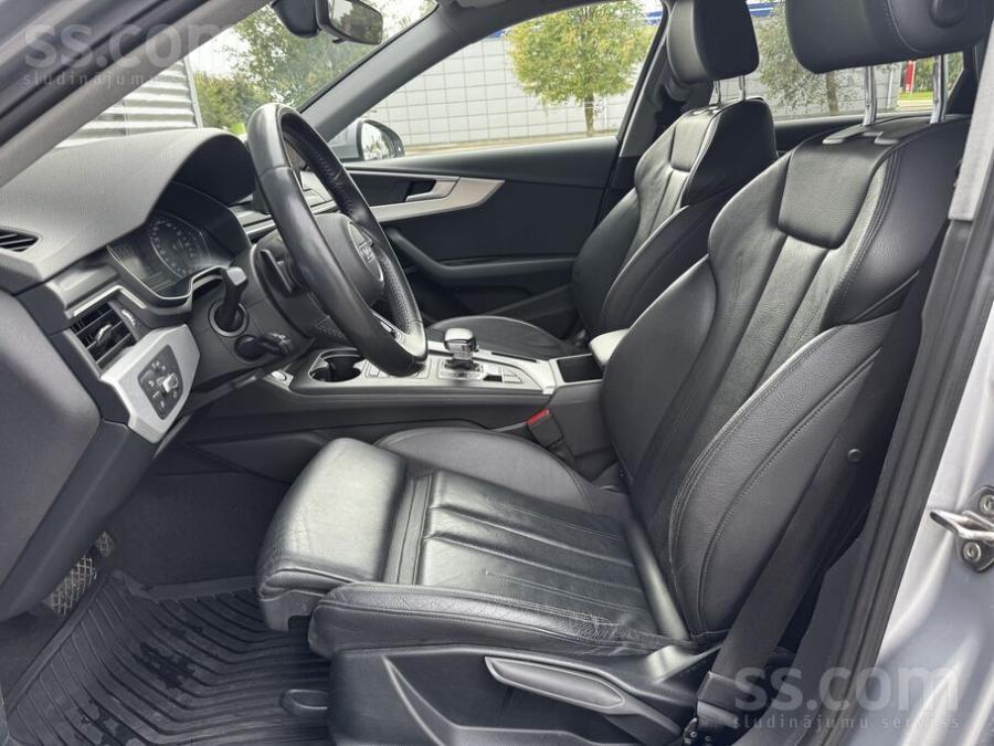 Grey Audi A4 2019 in Riga, with an engine capacity of 2.00 L and mileage of 151 thousand km for 16900 €, photo 10 on AUTOMOTO.COM.LV