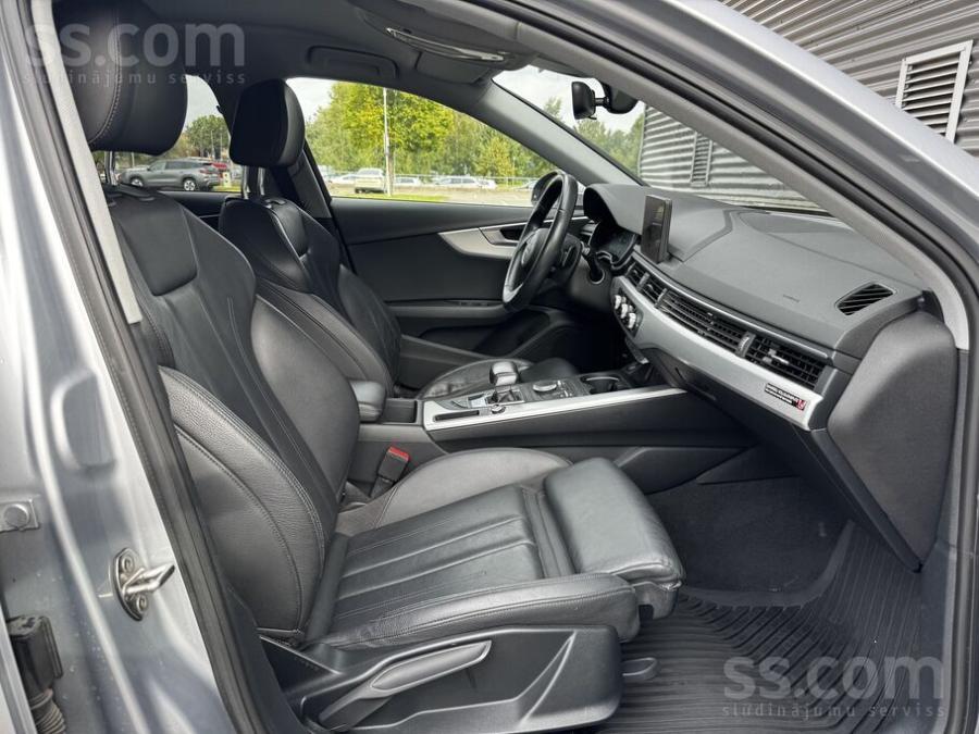 Grey Audi A4 2019 in Riga, with an engine capacity of 2.00 L and mileage of 151 thousand km for 16900 €, photo 13 on AUTOMOTO.COM.LV