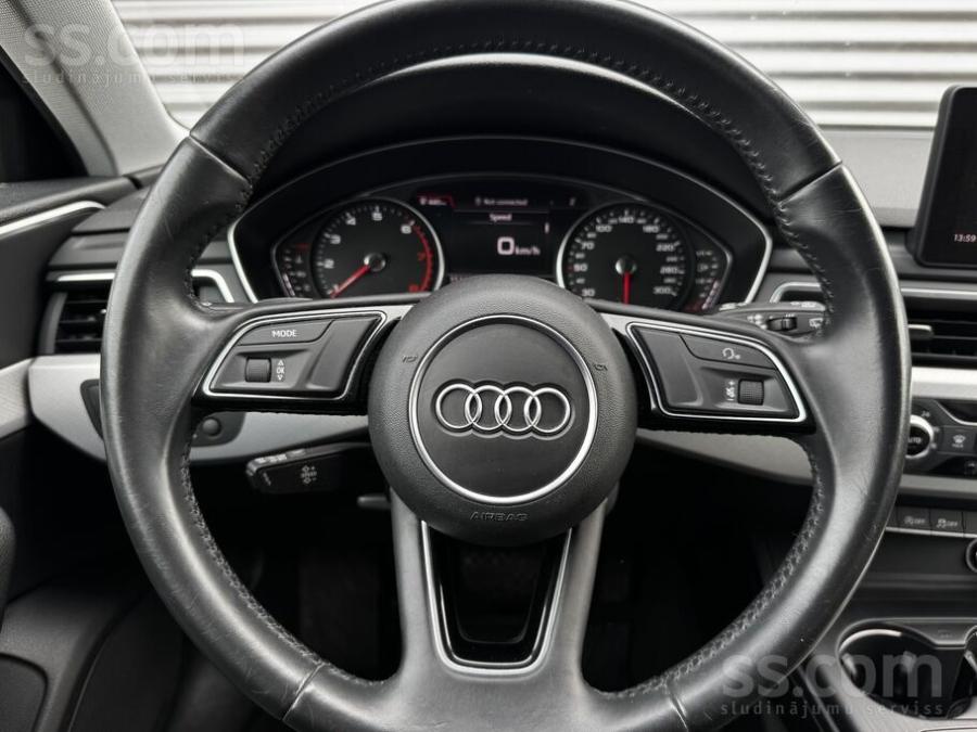 Grey Audi A4 2019 in Riga, with an engine capacity of 2.00 L and mileage of 151 thousand km for 16900 €, photo 15 on AUTOMOTO.COM.LV
