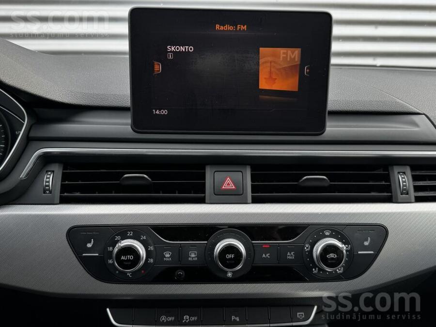 Grey Audi A4 2019 in Riga, with an engine capacity of 2.00 L and mileage of 151 thousand km for 16900 €, photo 18 on AUTOMOTO.COM.LV