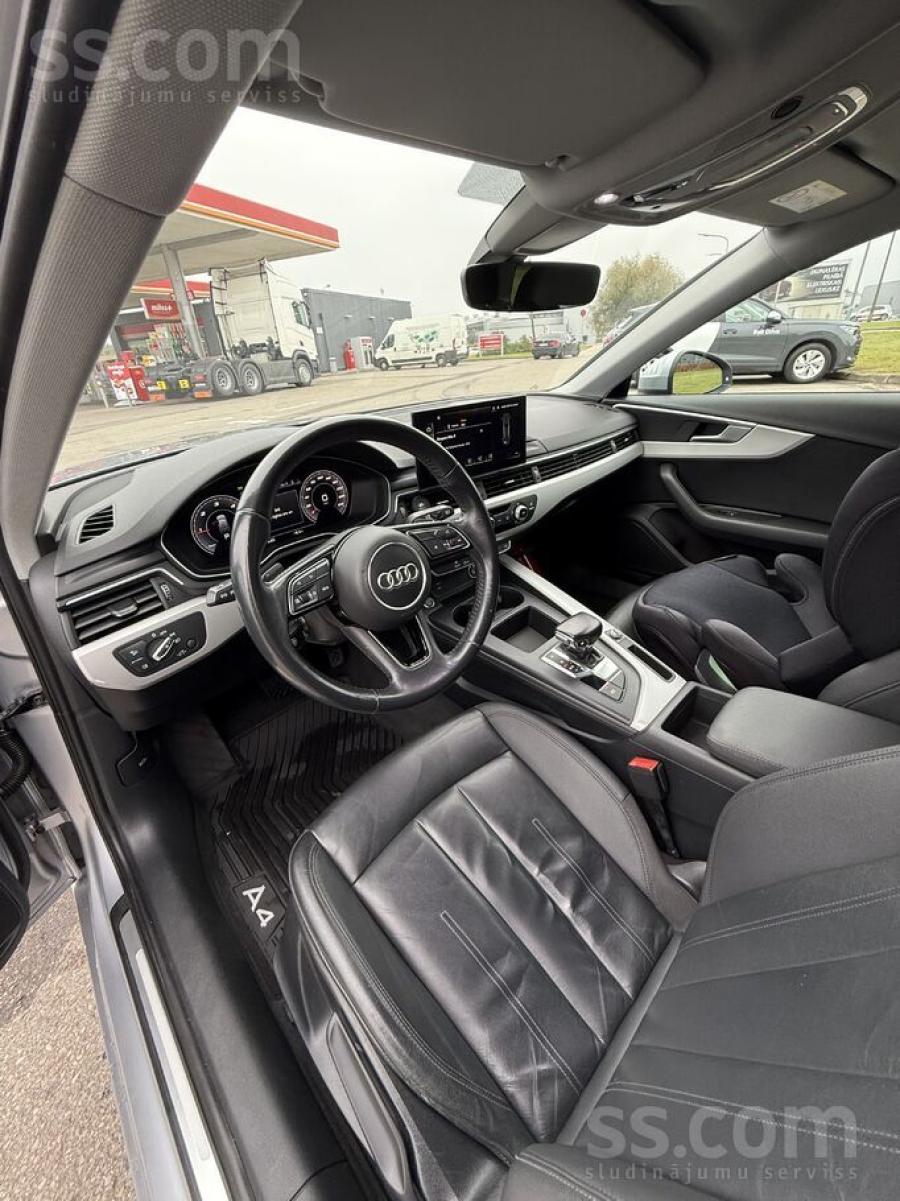 Pelēks Audi A4 2019 Rīga, ar dzinēja tilpumu 2.00 L un nobraukumu 150 tūkst. km par 19000 €, foto 10 vietnē AUTOMOTO.COM.LV