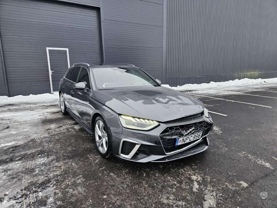 Pelēks Audi A4 2020 Kauņa, ar dzinēja tilpumu 1.97 L un nobraukumu 268 tūkst. km par 9800 €, foto 1 vietnē AUTOMOTO.COM.LV
