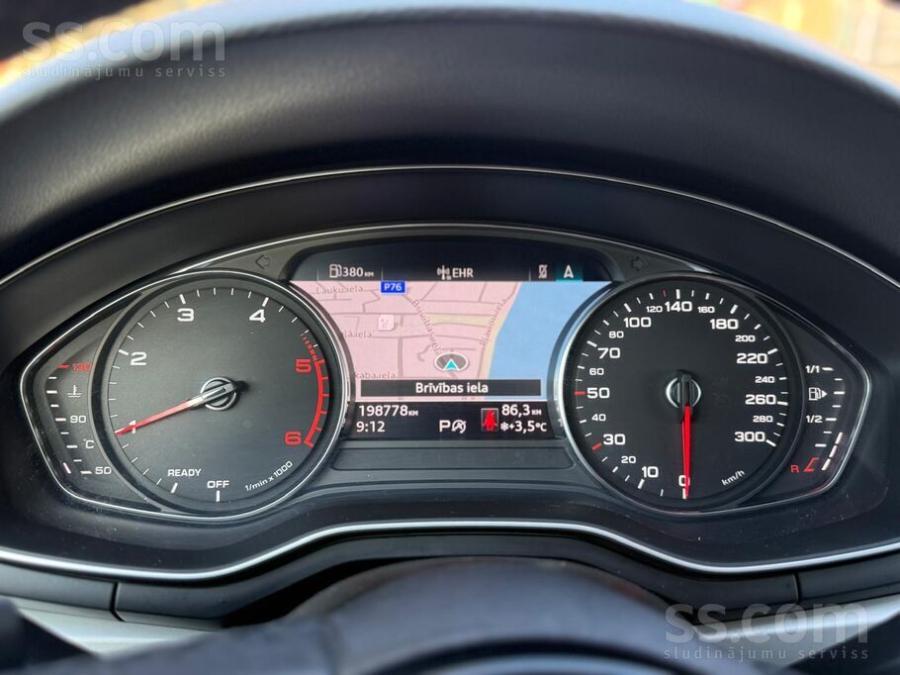 Grey Audi A4 2020 in Jekabpils, with an engine capacity of 2.00 L and mileage of 199 thousand km for 16980 €, photo 13 on AUTOMOTO.COM.LV