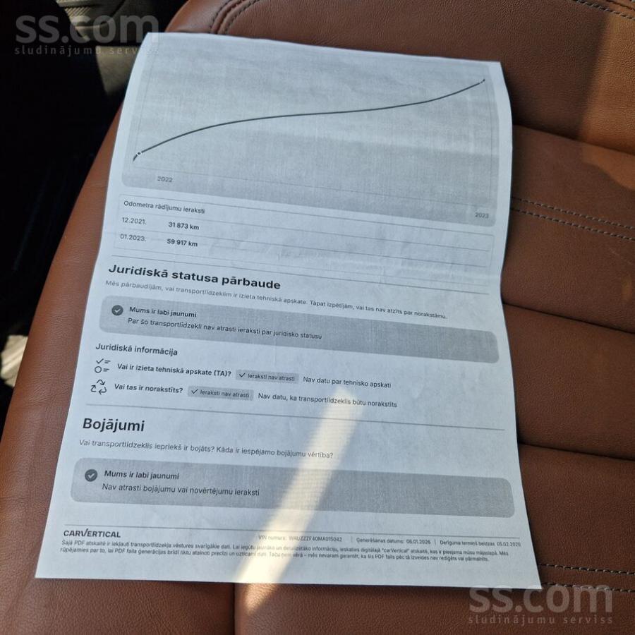 Серый Ауди А4 2020 в Даугавпилс, объемом двигателя 2.00 л и пробегом 0 тыс. км за 20850 €, фото 33 на AUTOMOTO.COM.LV