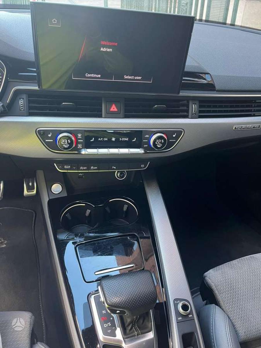 Pelēks Audi A4 2020 Utena, ar dzinēja tilpumu 2.97 L un nobraukumu 240 tūkst. km par 16700 €, foto 13 vietnē AUTOMOTO.COM.LV