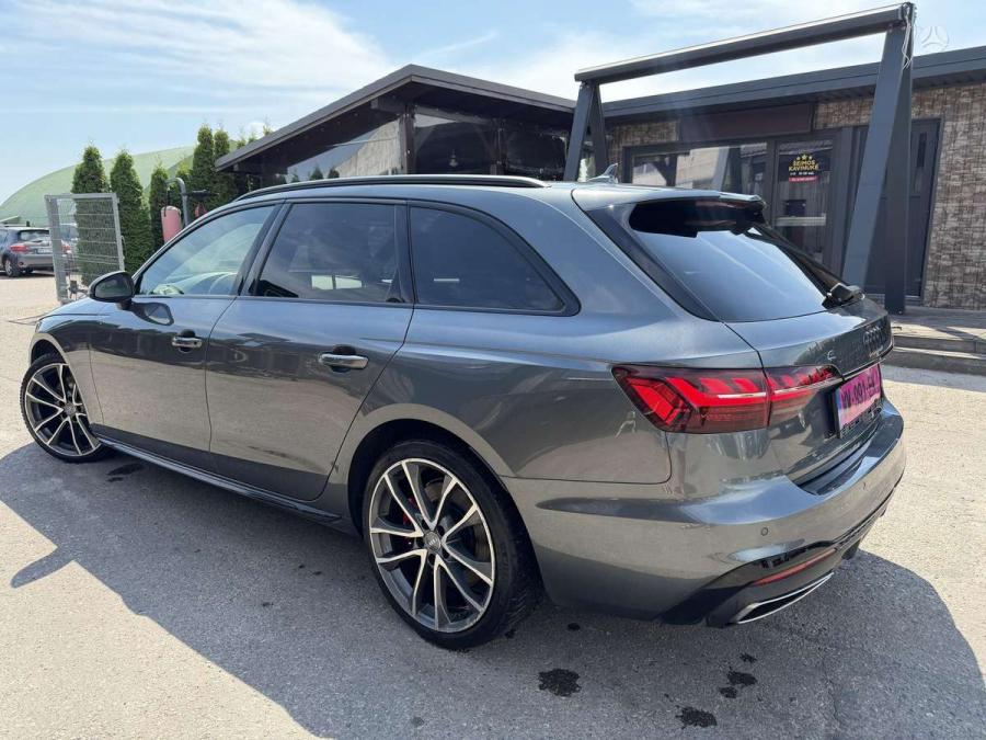 Grey Audi A4 2020 in Utena, with an engine capacity of 2.97 L and mileage of 250 thousand km for 16700 €, photo 5 on AUTOMOTO.COM.LV