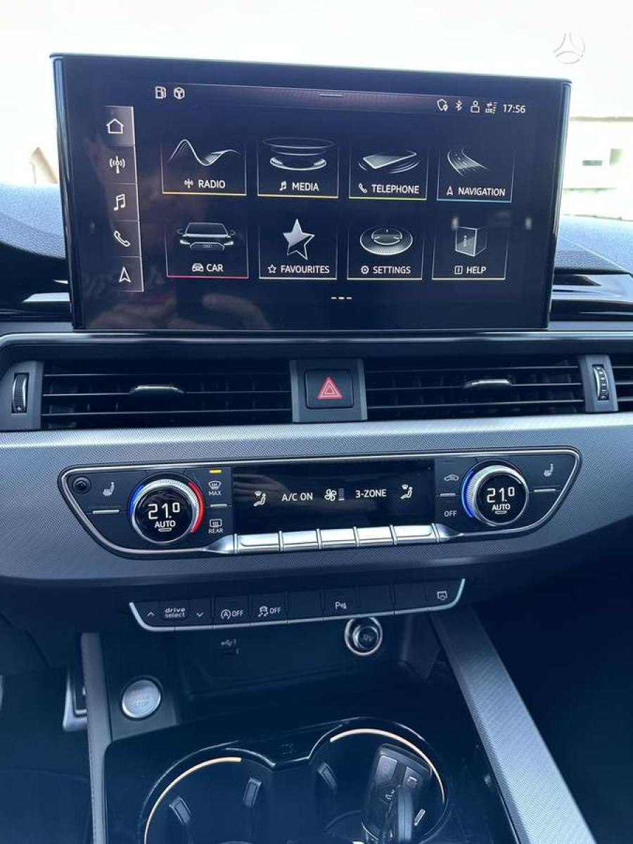 Pelēks Audi A4 2020 Utena, ar dzinēja tilpumu 2.97 L un nobraukumu 250 tūkst. km par 16500 €, foto 17 vietnē AUTOMOTO.COM.LV