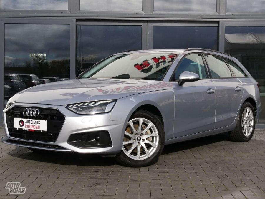 Grey Audi A4 2021 in Kaunas, with an engine capacity of 2.00 L and mileage of 83 thousand km for 29559 €, photo 1 on AUTOMOTO.COM.LV