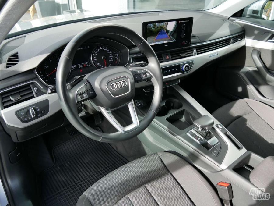 Grey Audi A4 2021 in Kaunas, with an engine capacity of 2.00 L and mileage of 83 thousand km for 29559 €, photo 11 on AUTOMOTO.COM.LV