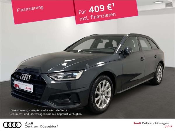 Grey Audi A4 2021 in Kaunas, with an engine capacity of 2.00 L and mileage of 53 thousand km for 31659 €, photo 1 on AUTOMOTO.COM.LV