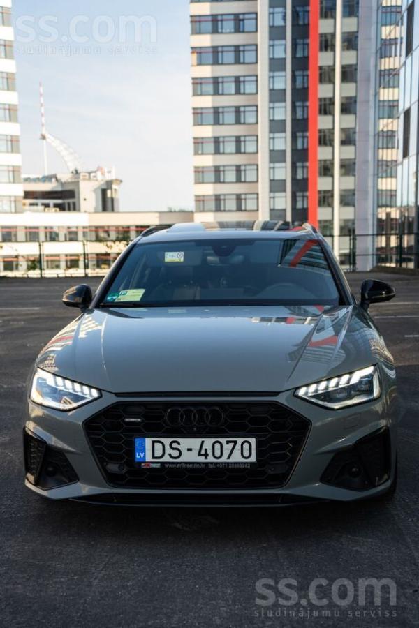 Grey Audi A4 2021 in Riga, with an engine capacity of 2.00 L and mileage of 274 thousand km for 25500 €, photo 2 on AUTOMOTO.COM.LV