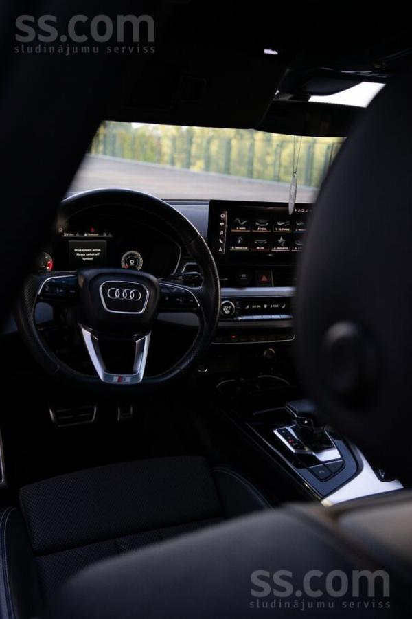 Grey Audi A4 2021 in Riga, with an engine capacity of 2.00 L and mileage of 274 thousand km for 25500 €, photo 6 on AUTOMOTO.COM.LV